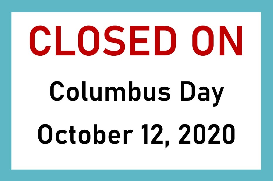 News Release: Monday, October 12, 2020 - Six libraries closed